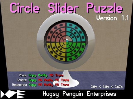Second Life Marketplace - HPE Circle Slider Puzzle v1.1